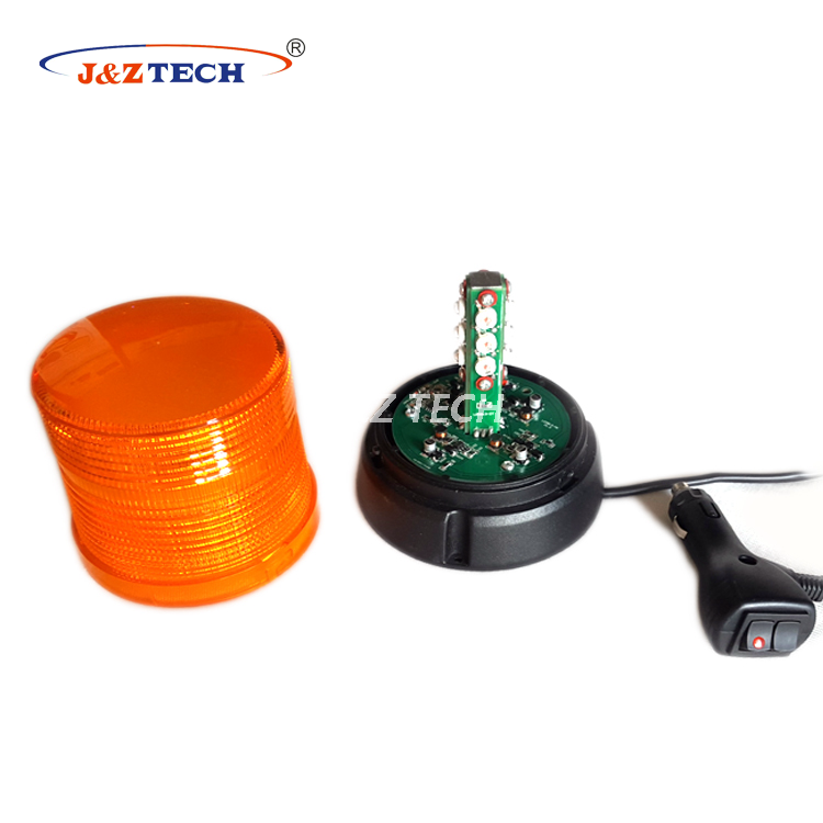 12V Rotating Round Traffic Lights Low Cost Mini LED Beacon Light from ...